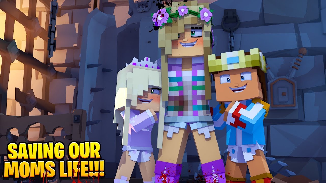 Princess KAYLA SAVES her MOM'S LIFE... Minecraft - YouTube
