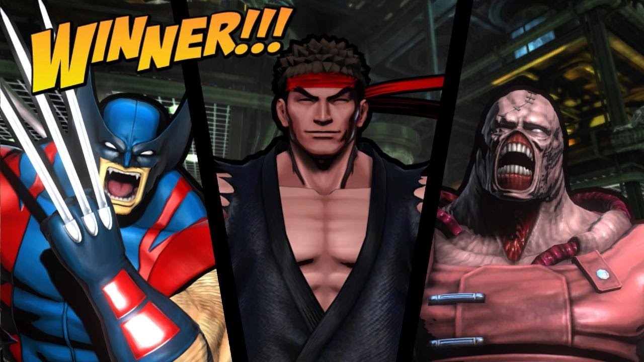 Ultimate Marvel vs Capcom 3 arcade.Ryu -Wolverine -Nemesis. - YouTube
