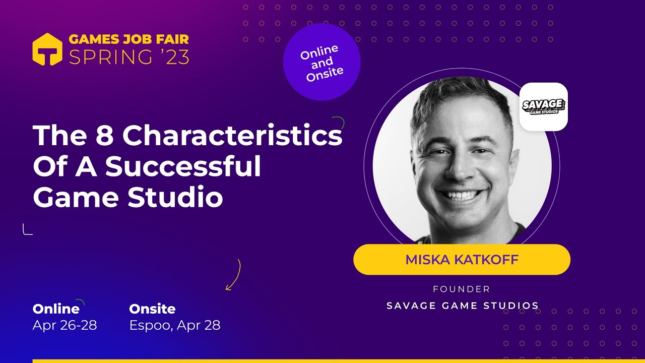 The 8 Characteristics Of A Successful Game Studio - YouTube