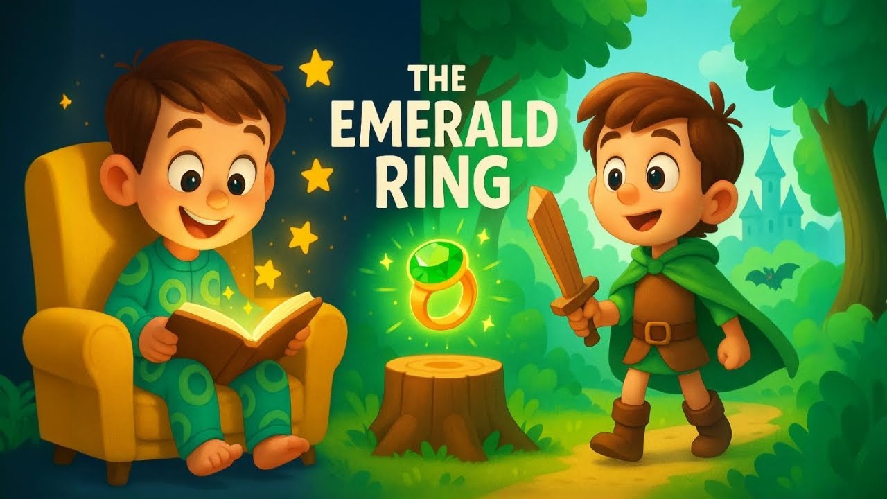 💚💍 The Emerald Ring and the Valley of Echoes A Whispering Valley. A ...
