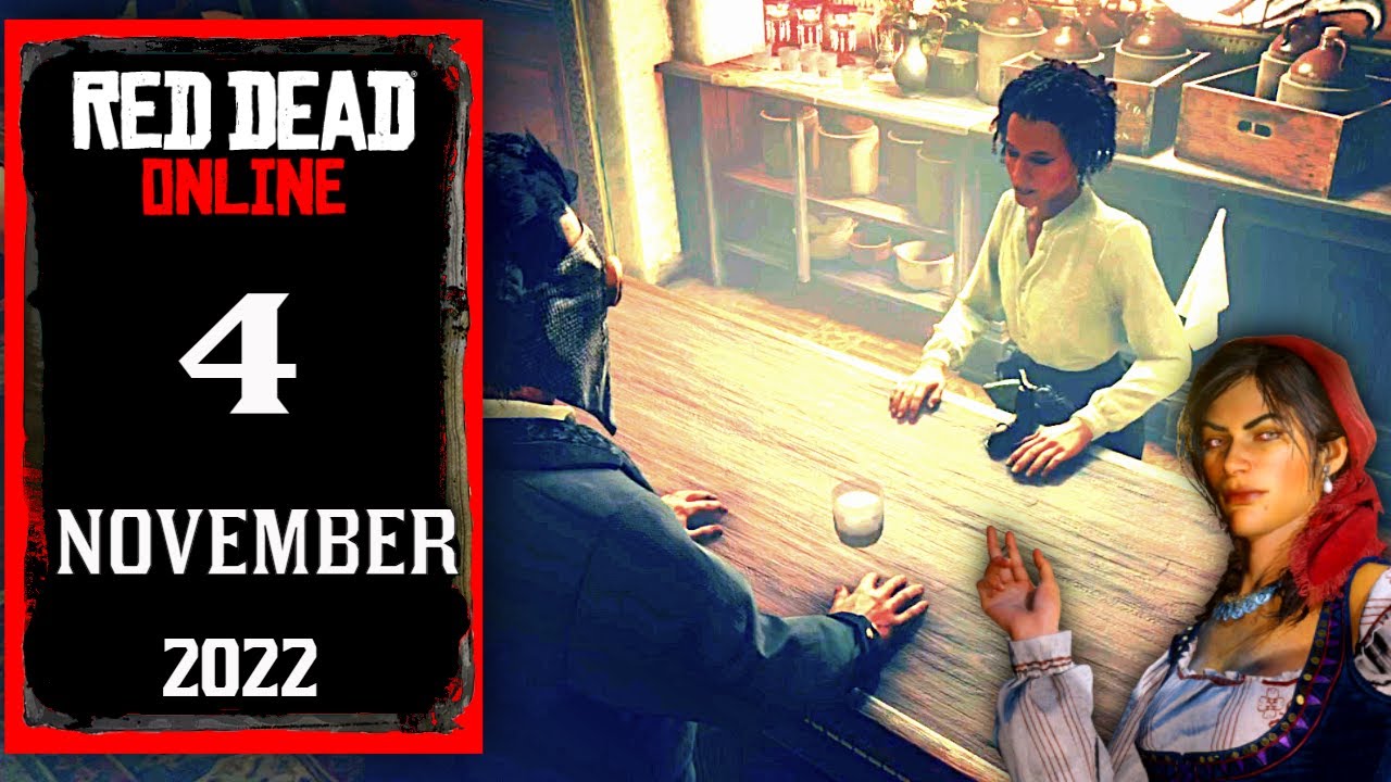RDR2 Online Daily Challenges 11/4 & Madam Nazar location - RDR2 ...