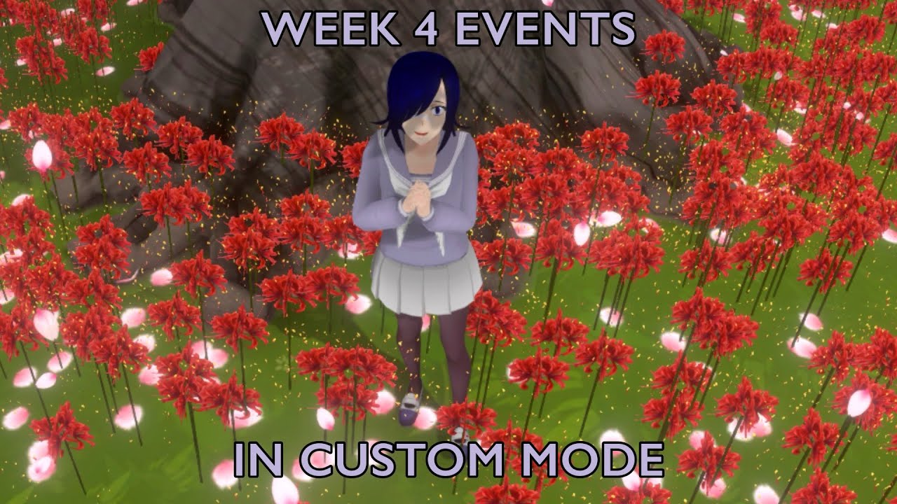 Week 4 Events | Yandere Simulator Custom Mode - YouTube