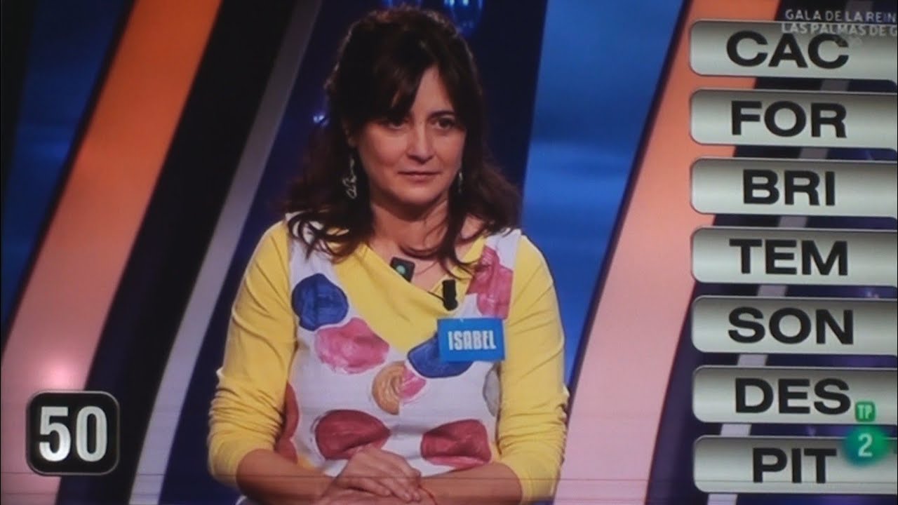 Retos de Isabel en Saber y Ganar - YouTube