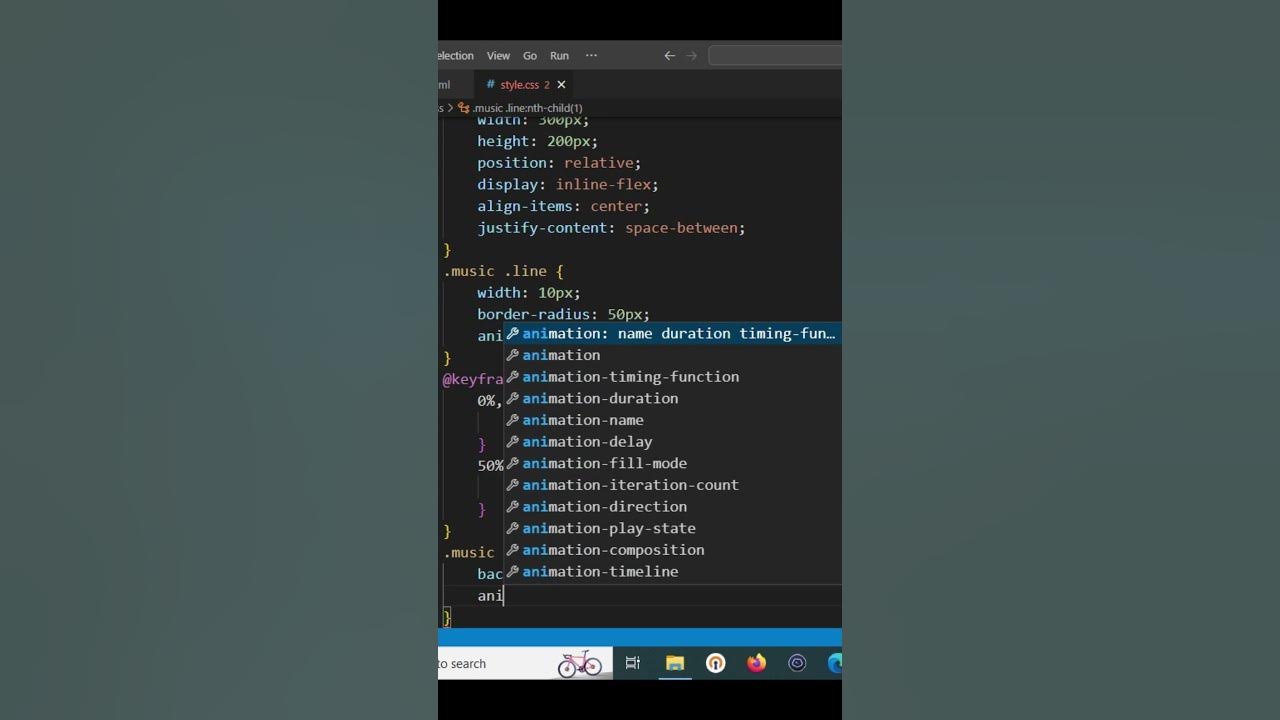 How To Create Music Wave Animation Html Css Shorts Csstutorial Htmltutorial Youtube
