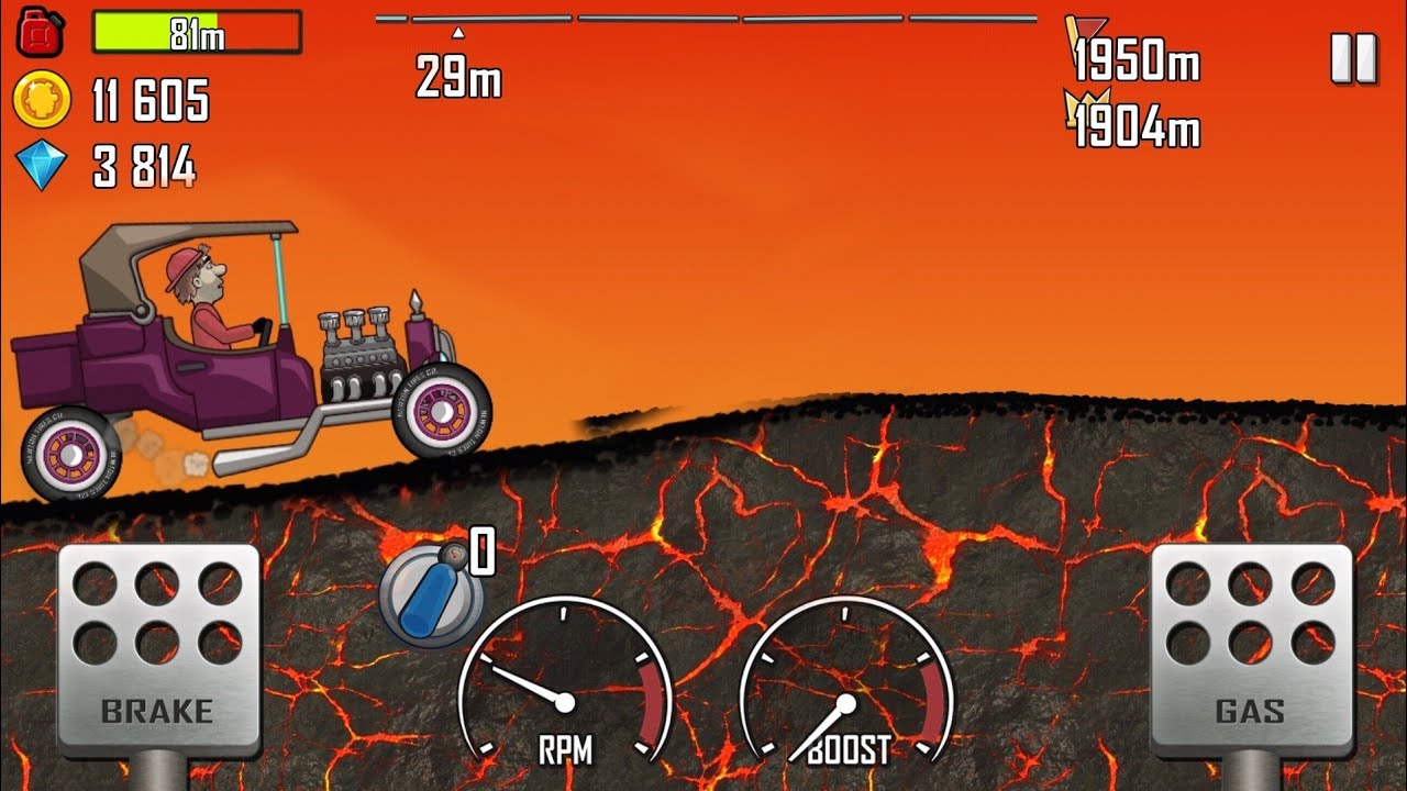 Hill Climb Racing_New Stage VOLCANO & All Vehicle Volcano Racing_Race ...