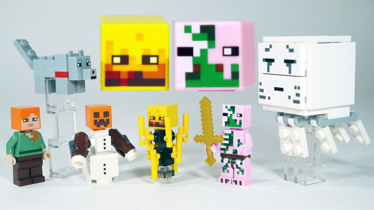 LEGO Minecraft 2015 Sets - New Mobs - YouTube