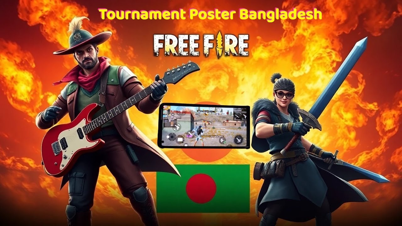 Free Fire Tournament Poster IN Bangladesh Free Fire Mobile Player FF ...