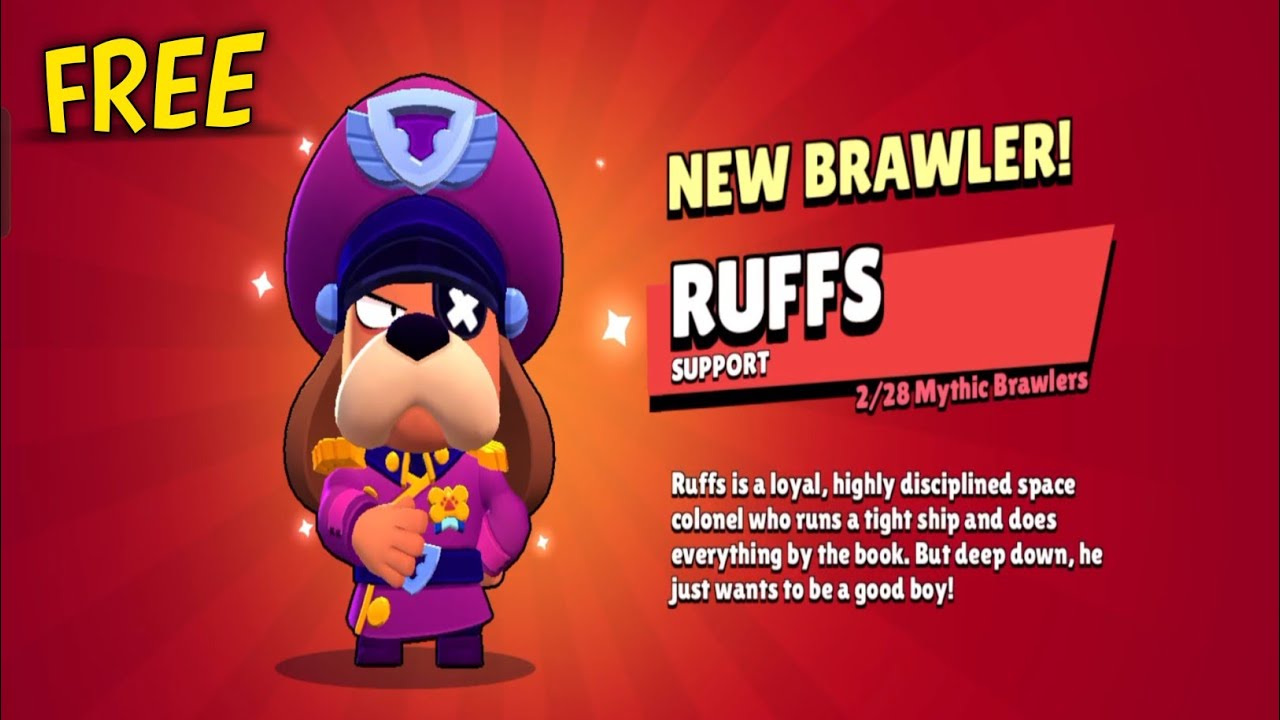 I GOT RUFFS FREE 😱 ANGEL DROP ! BRAWL STARS - YouTube