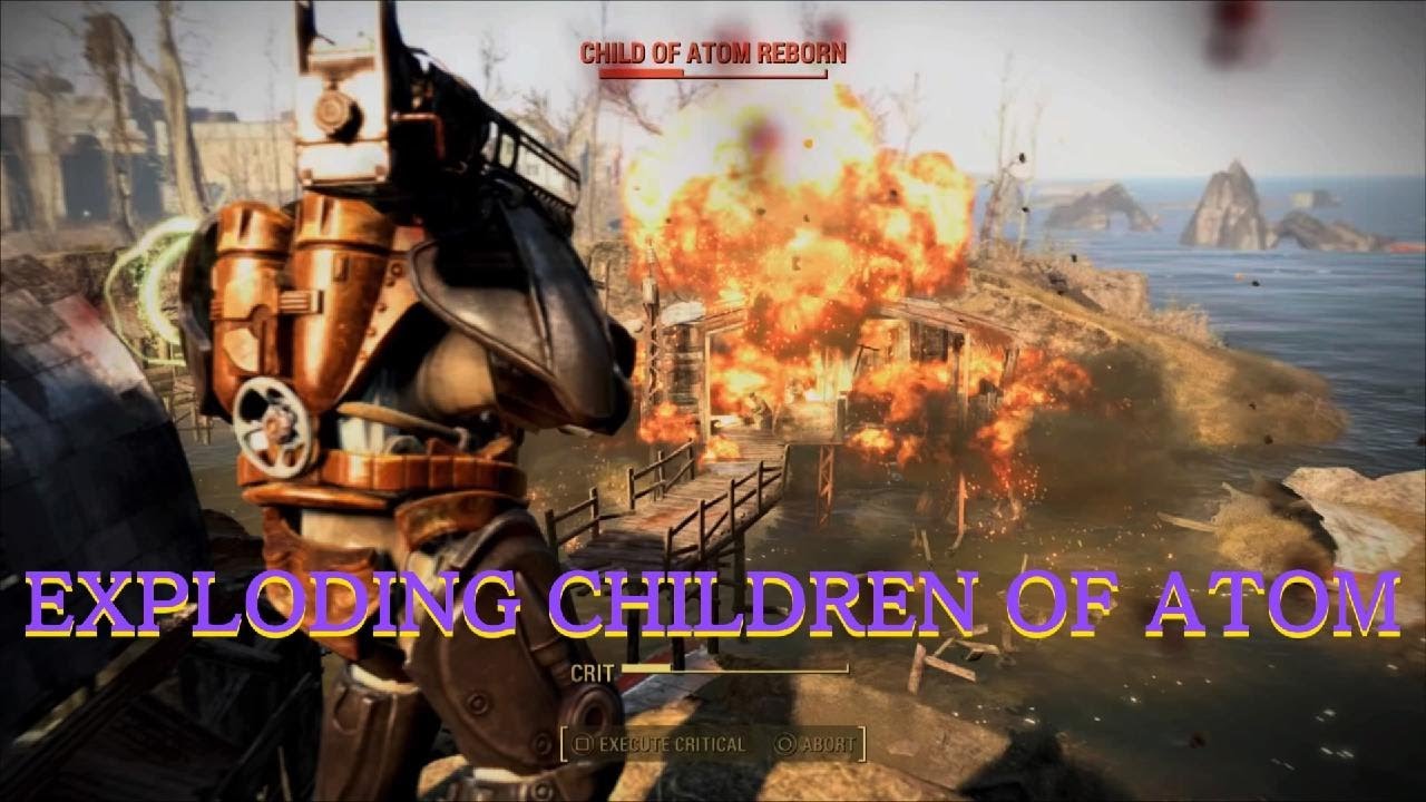 Fallout 4 PS5 Children Of Atom BLOWN TO BITS - YouTube