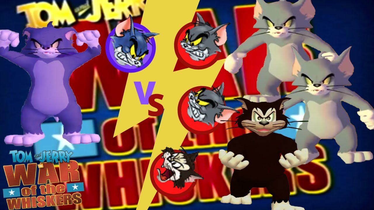 Tom and Jerry in War of the Whiskers | Tom VS Tom VS Tom VS Butch - YouTube