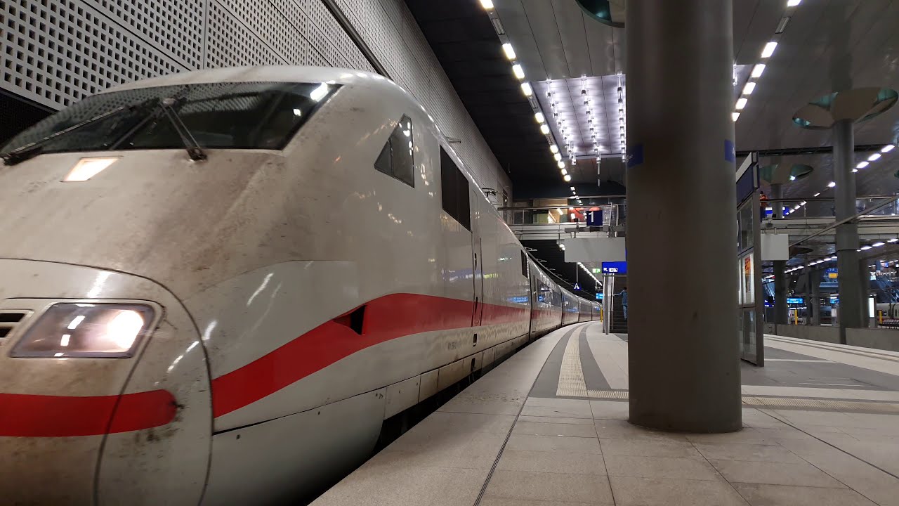 🇩🇪 ICE 1 BR401 als zug ICE 703 Hamburg Altona-München HBF - YouTube
