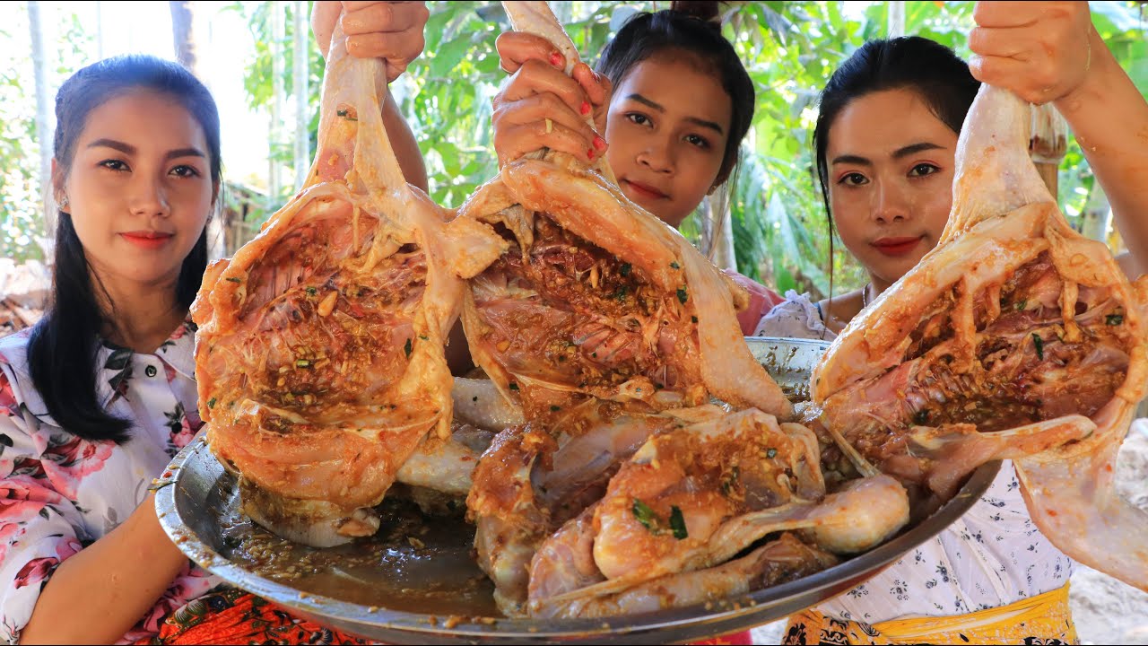 Roasted chicken with fish sauce cooking recipe - Natural Life TV - YouTube
