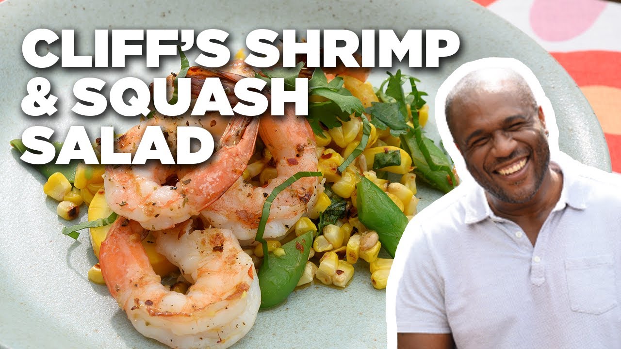 Grilled Shrimp and Summer Squash Salad with Cliff Crooks | The Kitchen ...