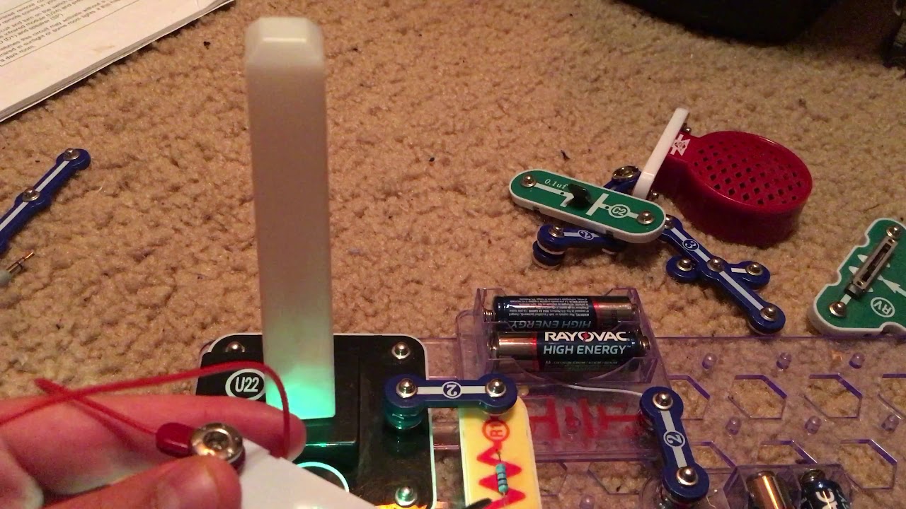 Snap Circuits Light: Projects 92-99 (SEIZURE WARNING) - YouTube