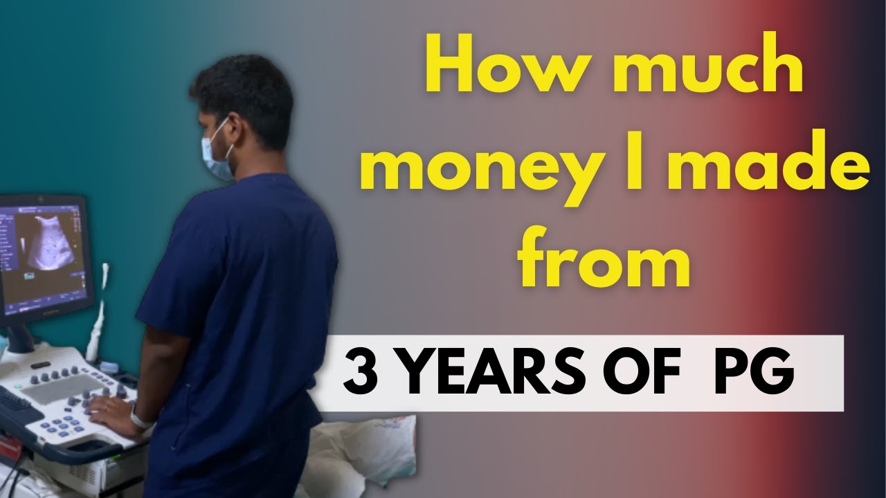 How much money i made as a PG doctor in 3yrs! 💸💰 - YouTube