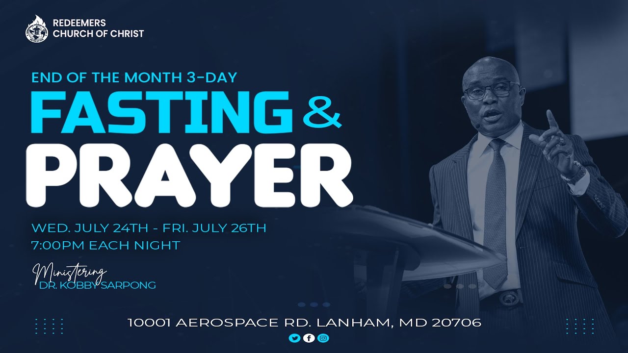 Day 1 of 3 Days Fasting & Prayer | Wednesday July 24th, 2024 - YouTube