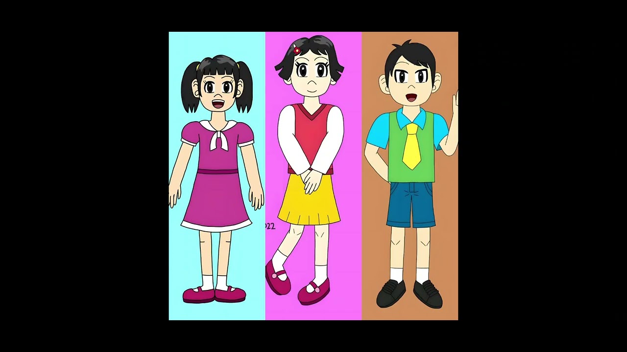 Gina, Mandy and Oliver (Warm372 Characters Remake by Pek Kah Tiang ...
