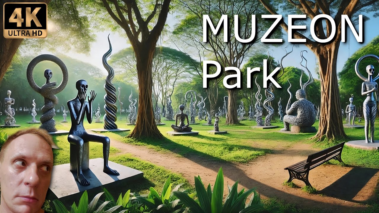 Muzeon Park - an oasis of art in Moscow - YouTube