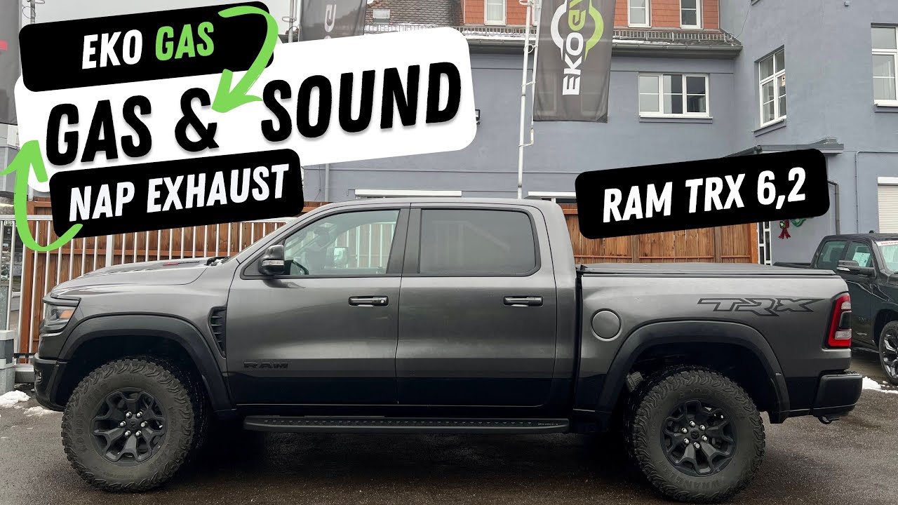 RAM TRX - "Sound & Gas" - Autogas (LPG) und V8 Klang by NAP- Exhaust ...