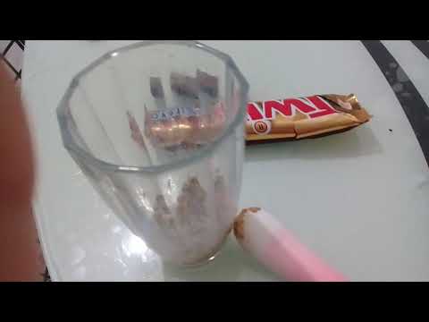 Twix ile içecek yapımı
