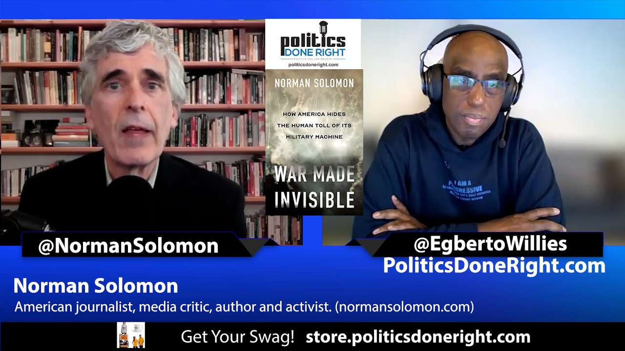 Norman Solomon discusses the immorality of Israel & U.S. complicity in ...