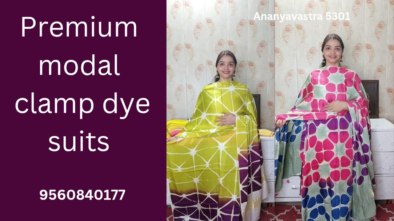Premium modal clamp dye suits@9560840177 - YouTube