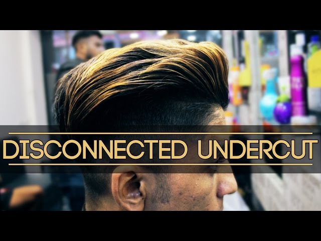 Disconnected Undercut Pompadour