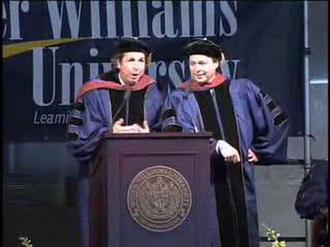 Farrelly Brothers' RWU Commencement Speech: Part 2 of 2 - YouTube