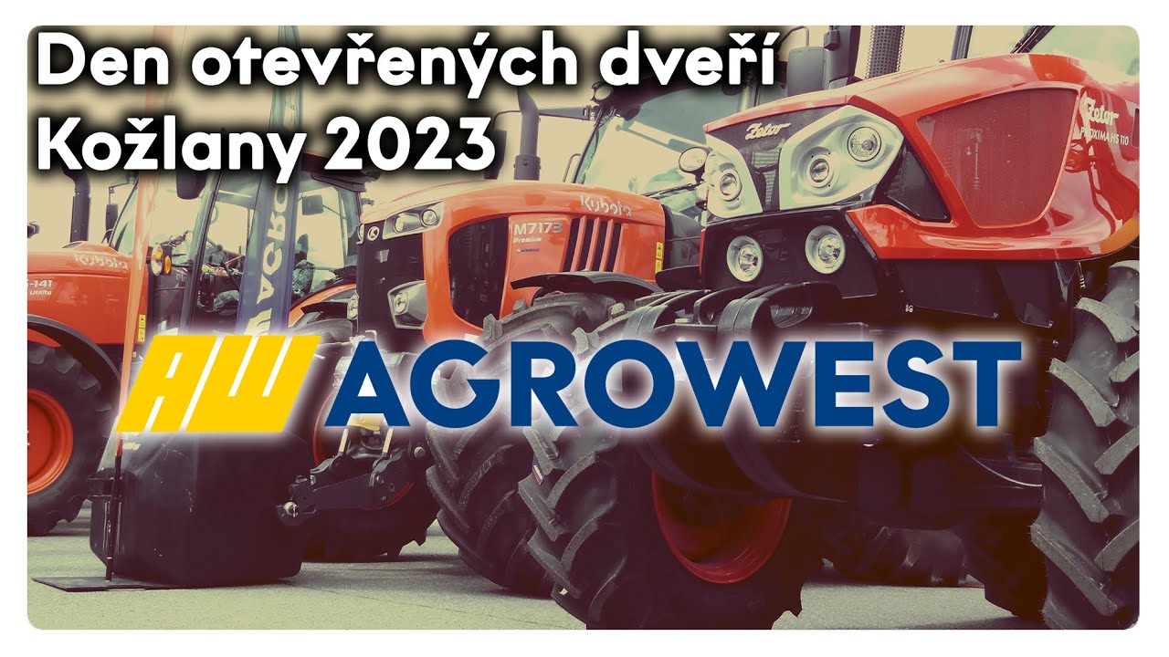 Den otevřených dveří AGROWEST Kožlany 2023 - YouTube