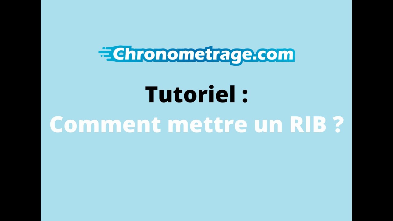 Comment mettre un RIB ? - YouTube
