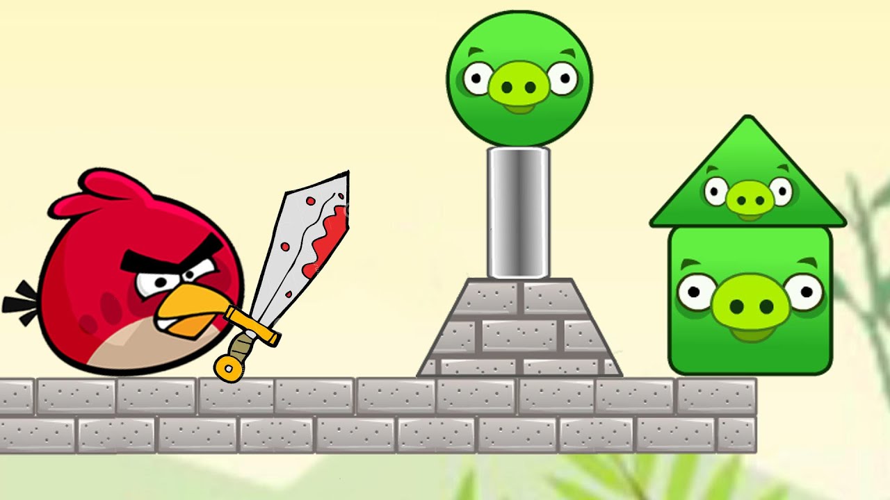 Angry Birds Piggies Out - KICK TRIANGLE, ROUND AND SQUARE PIGGIES ...