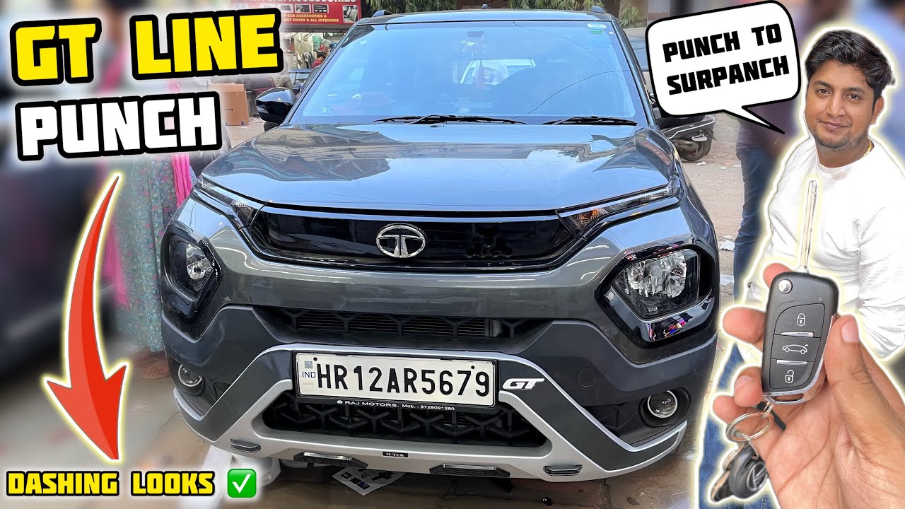 Tata Punch Pure Base To Top Modification With Price Tata Punch Grey GT ...