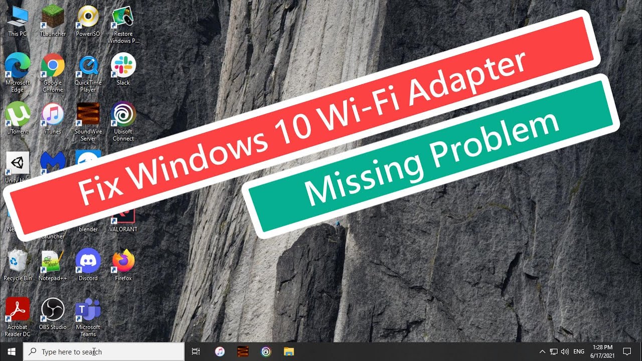 Fix Windows 10 Wi-Fi Adapter Missing Problem [Solved] - YouTube