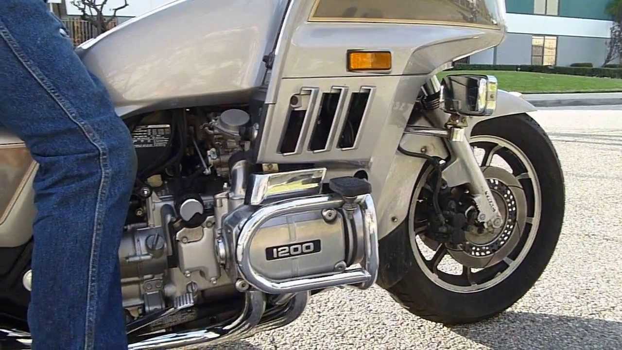 1986 Honda GL 1200 Goldwing - YouTube