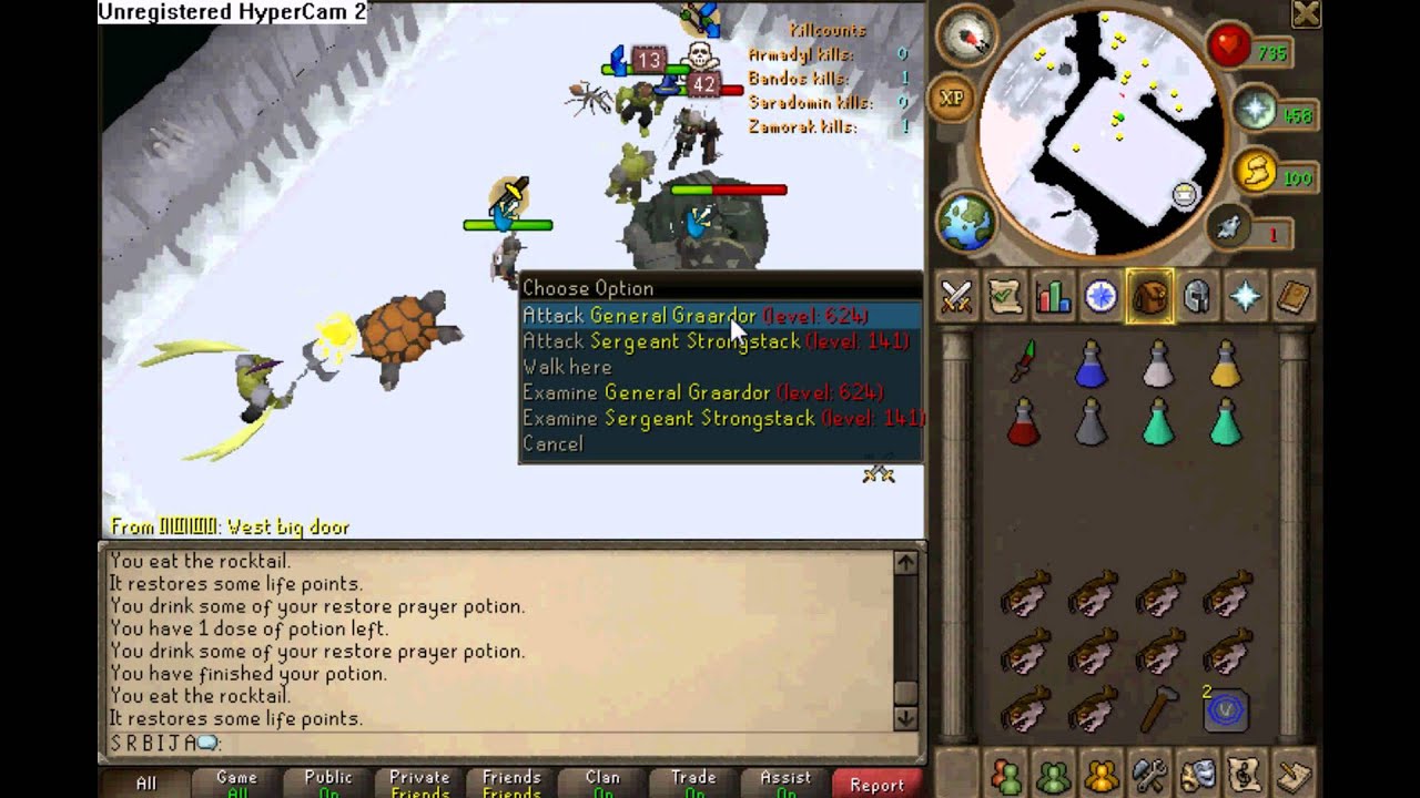 RuneScape 77+6 CB Zerker Pure Tanks Bandos - YouTube