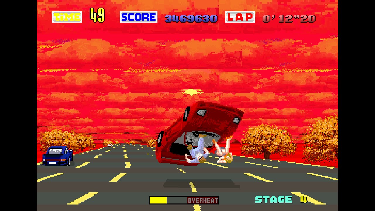 Turbo OutRun arcade 1cc - YouTube