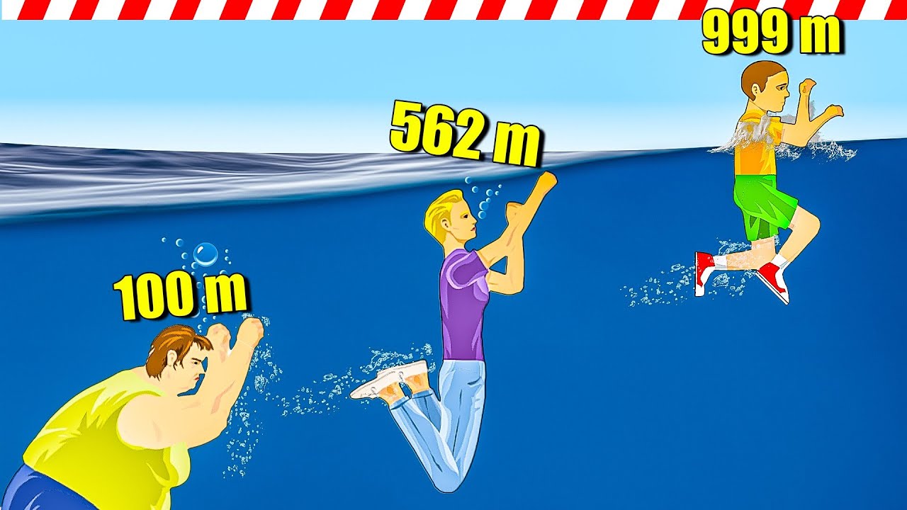 I forced people to swim in a 1000 mile pool - YouTube