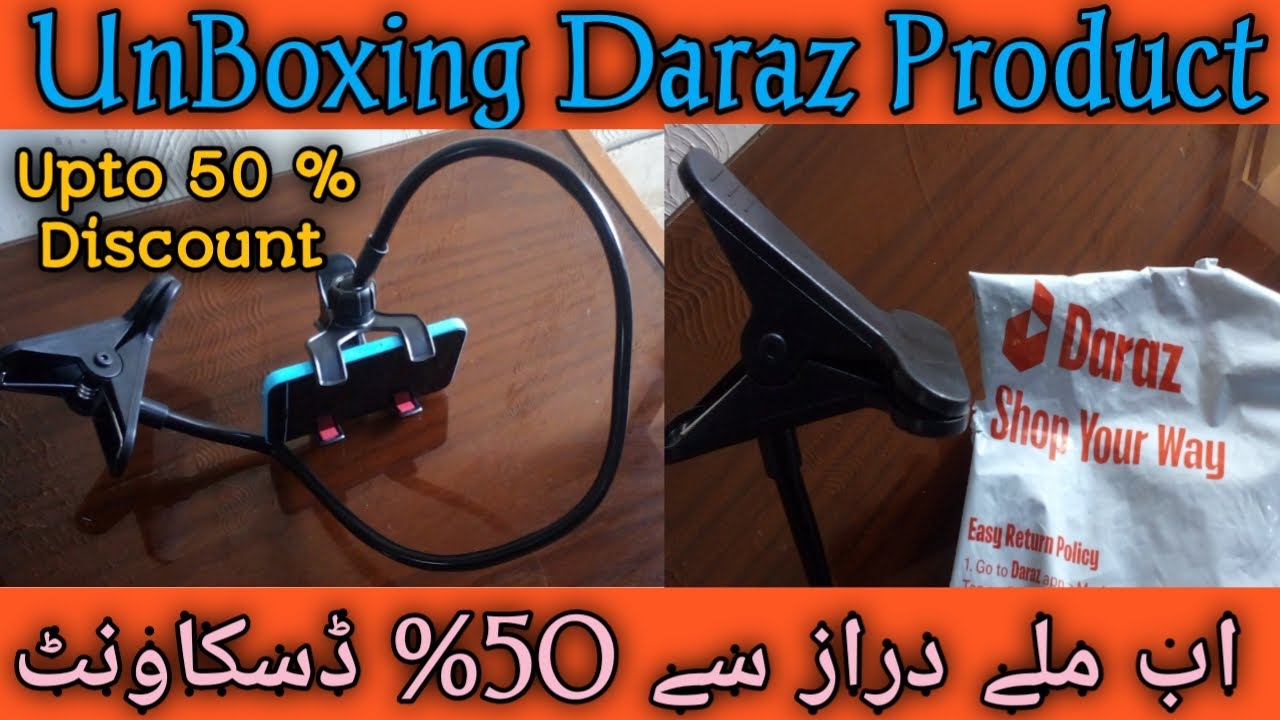 UnBoxing Daraz New Product || Upto 50 % Discount on Daraz Online ...