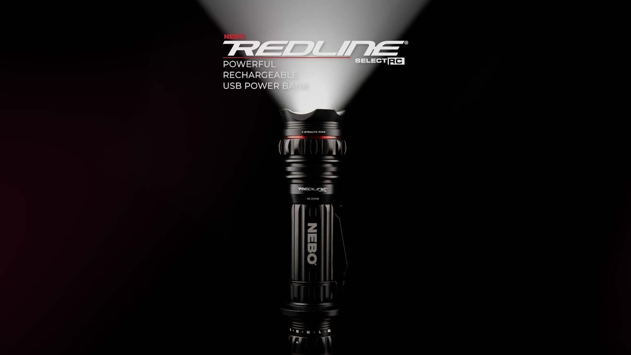 REDLINE SELECT RC by NEBO - Rechargeable, 1,000 Lumens, USB Power Bank ...