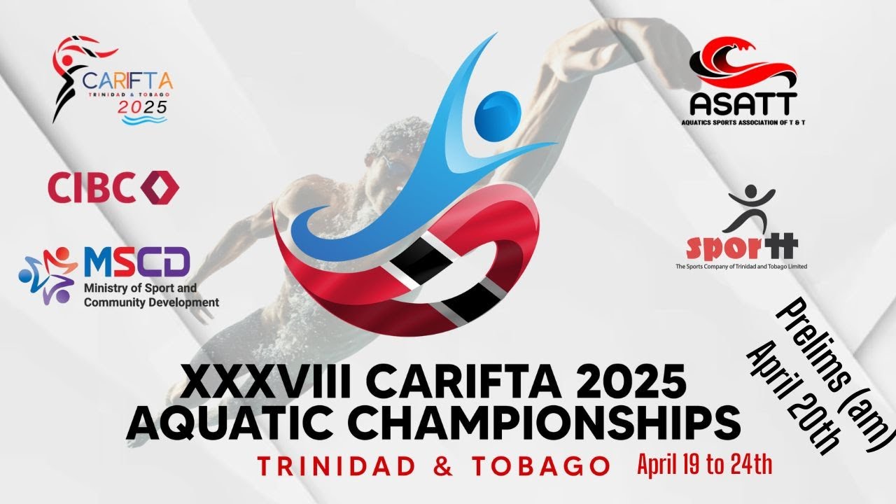 XXXVIII Carifta 2025 Aquatic Championship Prelims Day 2 - YouTube