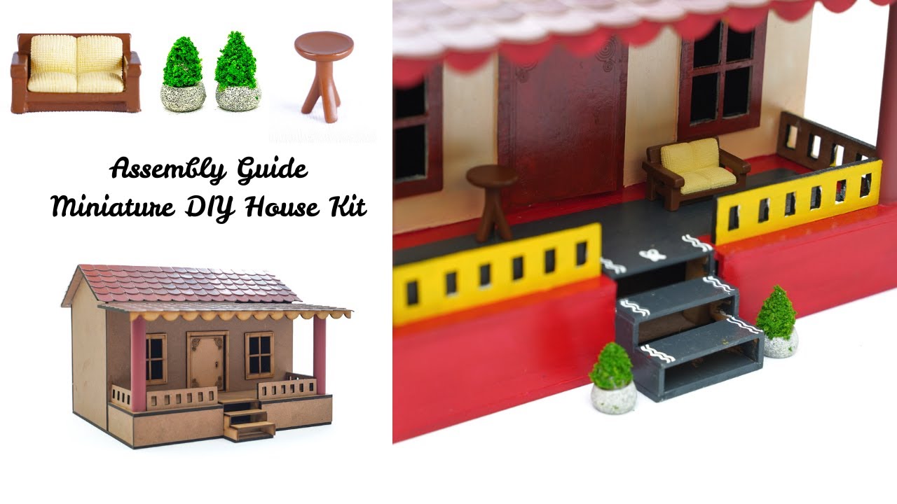 Step-By-Step Procedure for building Miniature DIY House Kit | Build ...