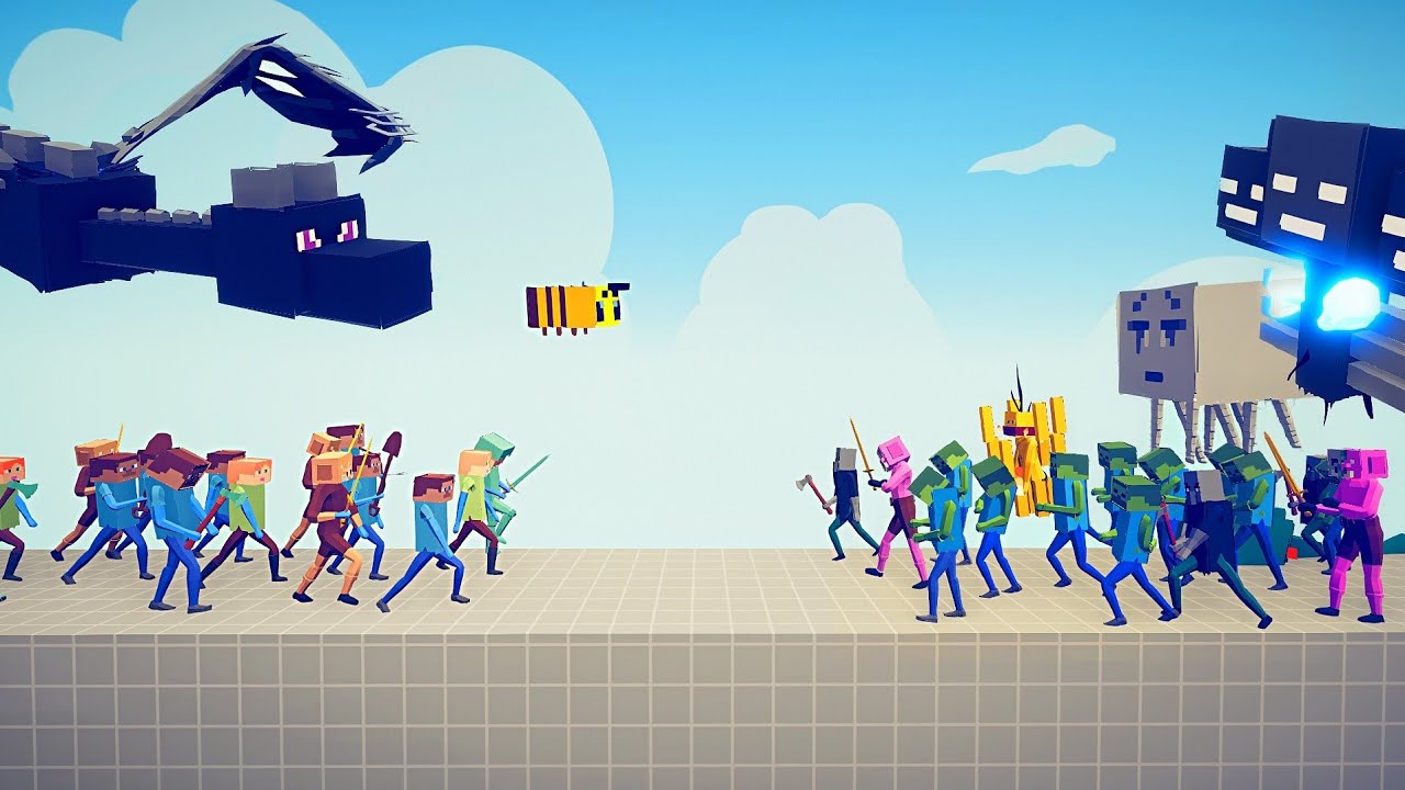 MINECRAFT TOURNAMENT -100x UNIT vs 100x UNIT - Totally Accurate Battle ...