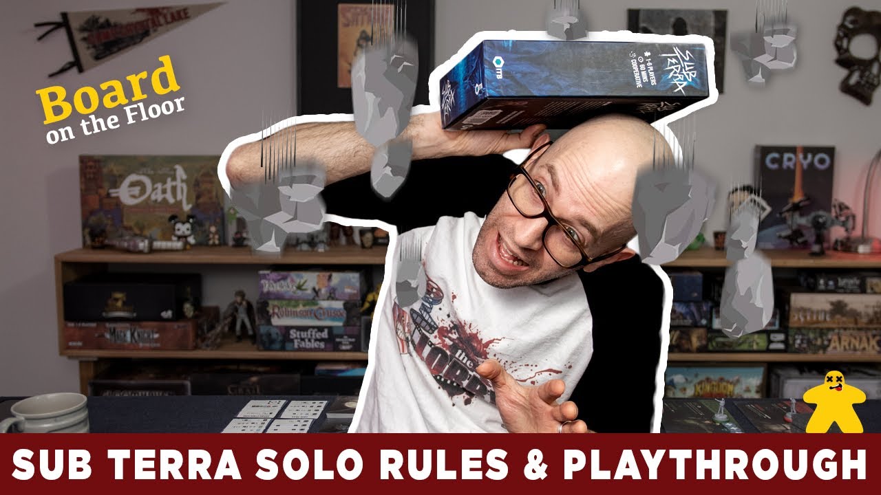 Sub Terra Board Game | Solo Rules and Playthrough - YouTube