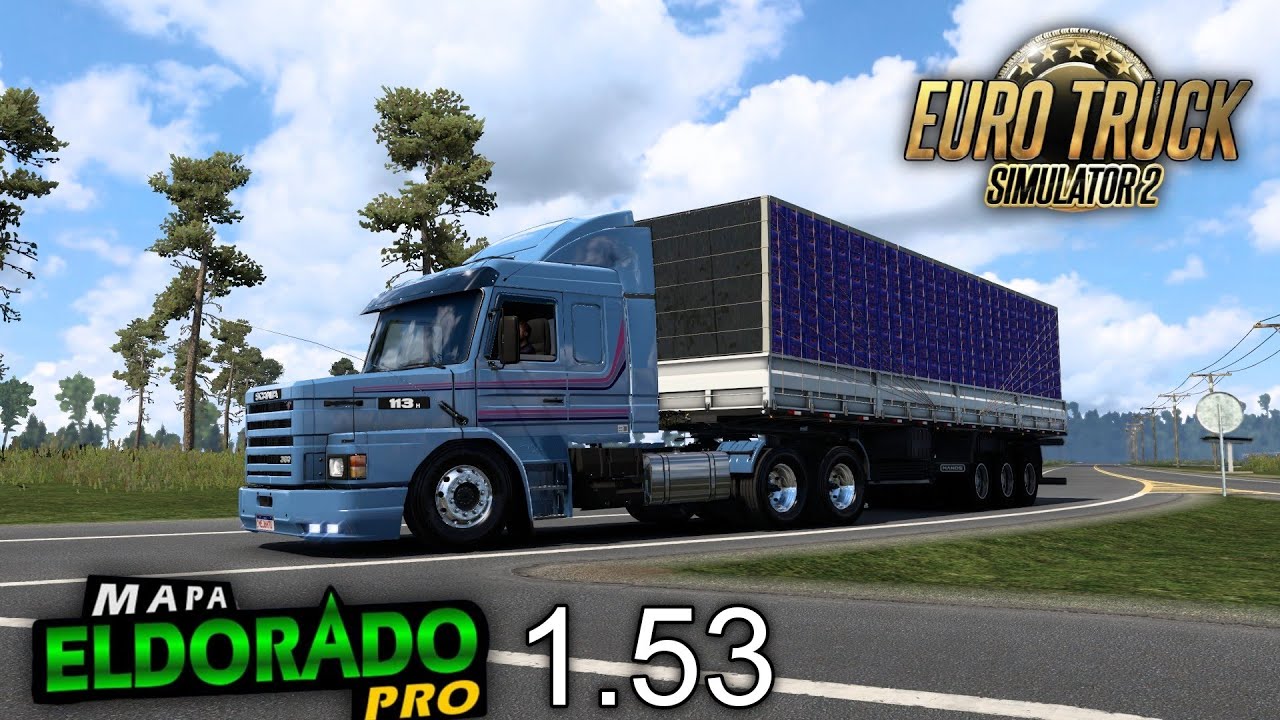 MAPA ELDORADO PRO COM MAIS UM TRECHO TOP - SCANIA 113H - ENTREGA DE ...