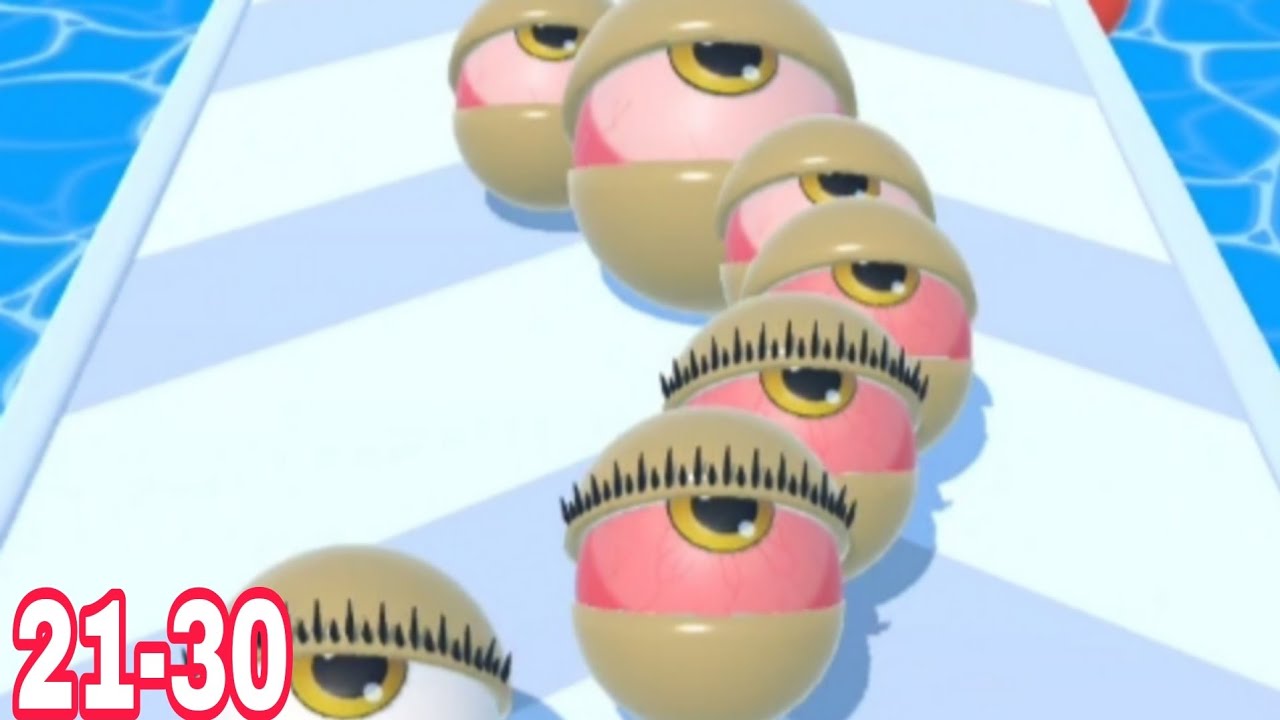 Eyeball Stack Game Level 21-30 | andriogamesplay | gamerzreina - YouTube