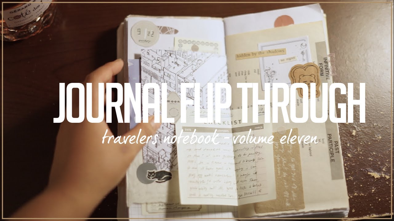 23. traveler's notebook flip through: vol. 11 - YouTube