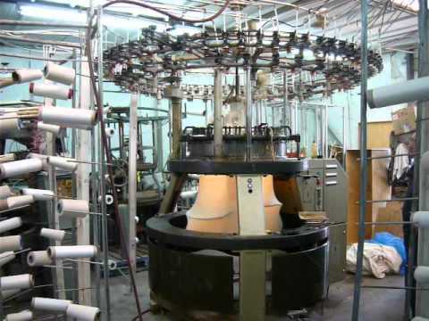 Circular Knitting Machine Mayer Mbf - YouTube
