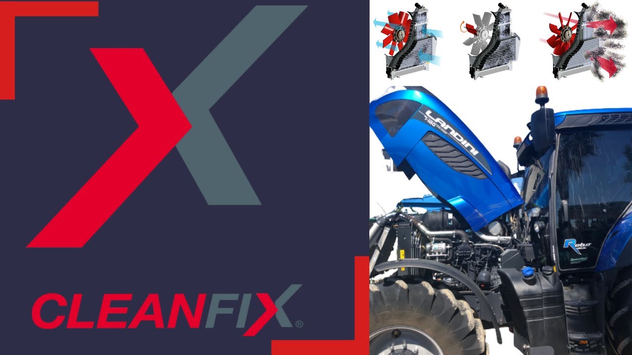 Cleanfix Ters Fan Sistemleri | Landini 7-180 - YouTube