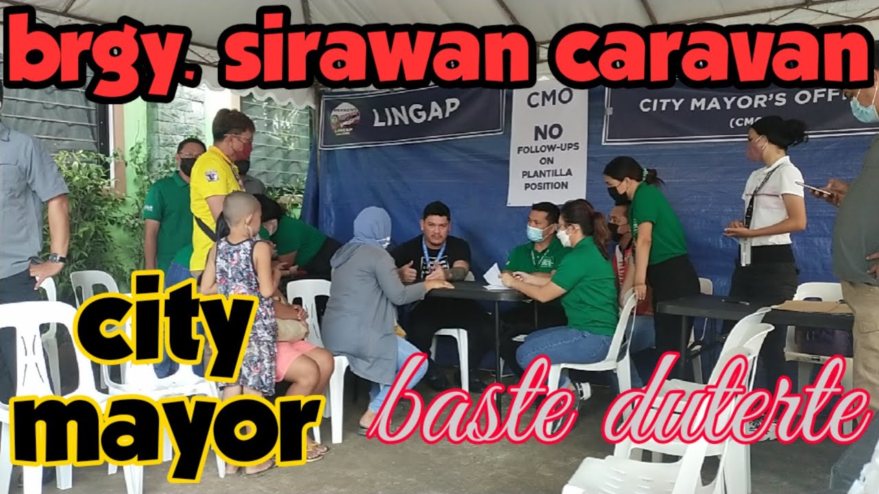 eps2 brgy. sirawan toril caravan|davao city mayor baste duterte ...