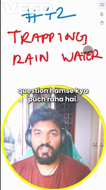 Asked At Google: Can You Solve This Hard Leetcode Problem? #leetcode42 